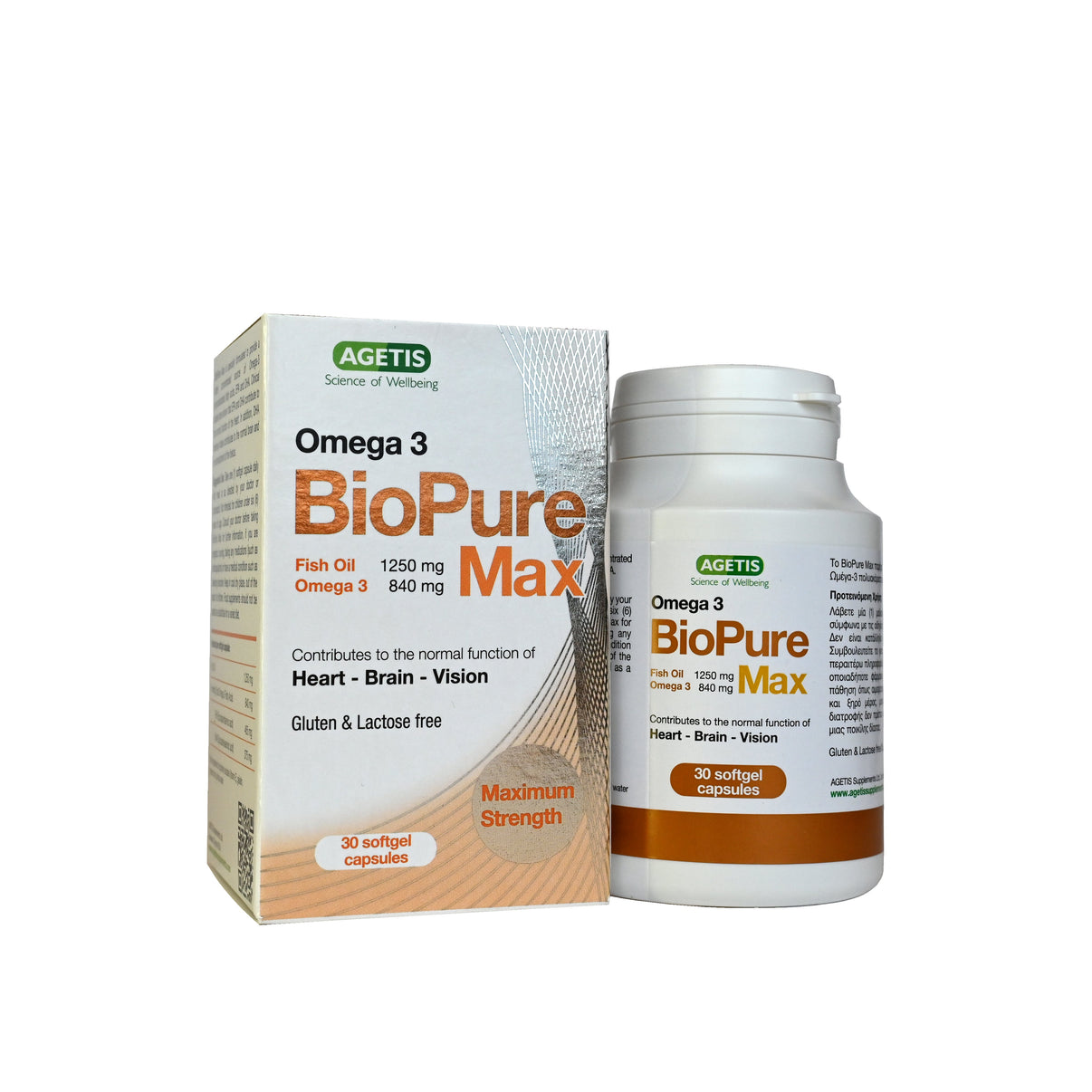 BioPure Max Fish Oil 30 softgel capsules – Ascent International Limited