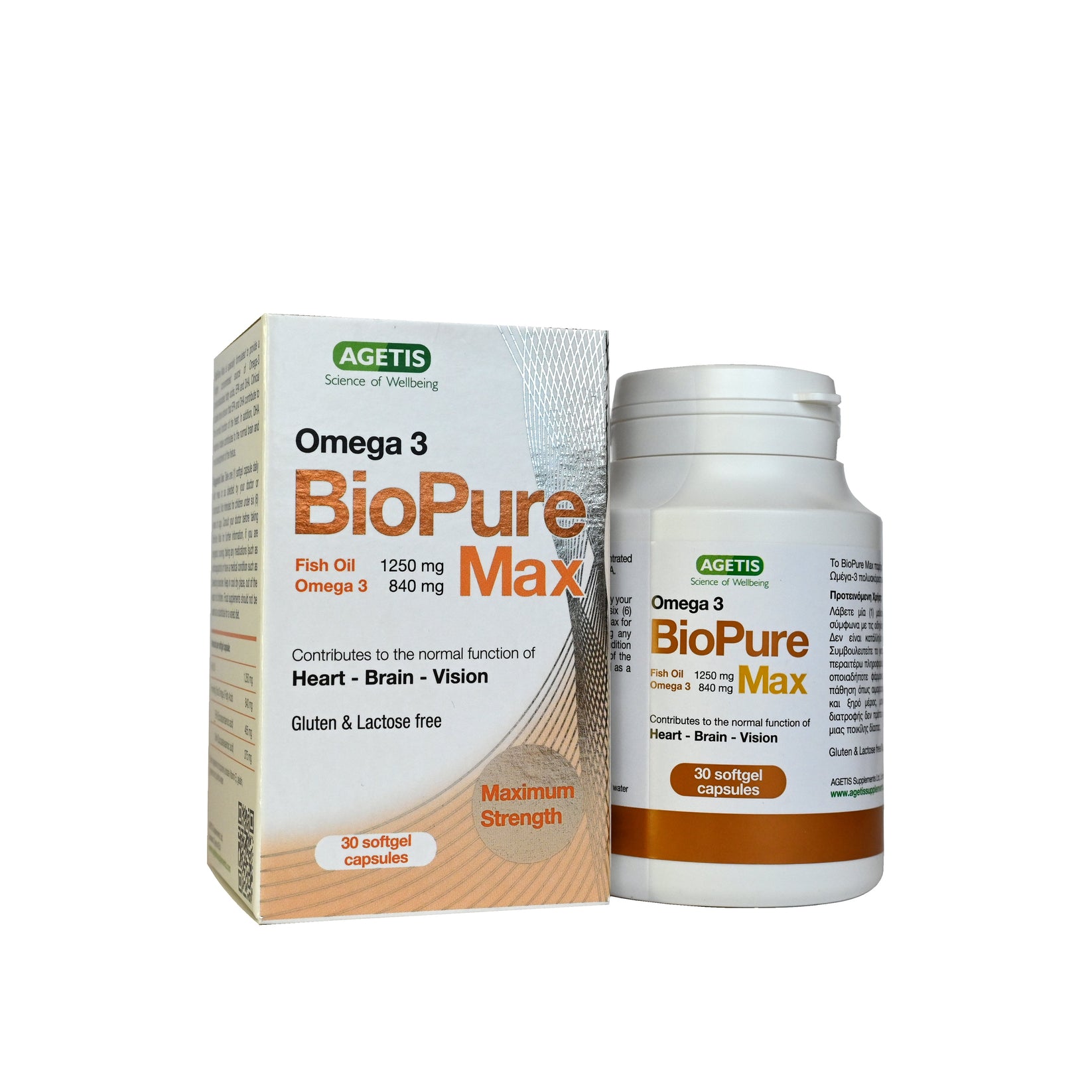 BioPure Max Fish Oil 30 softgel capsules – Ascent International Limited